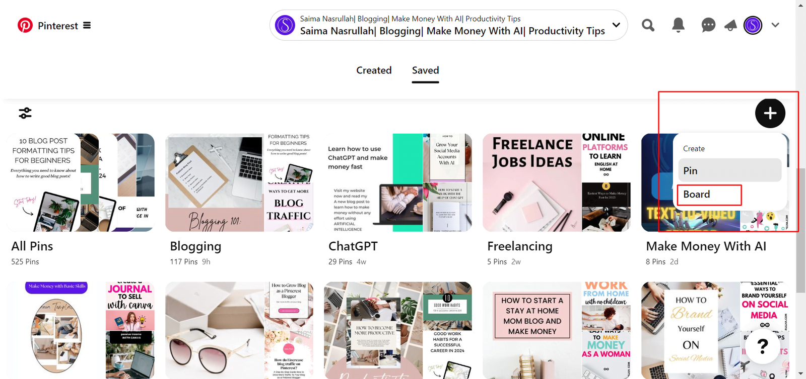 How to Make a Pinterest Board To Get More Traffic in 2025 | Saima Nasrullah